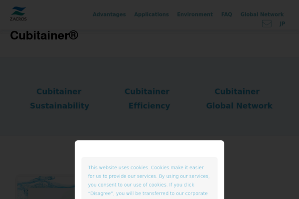ZACROS Cubitainer® : Home